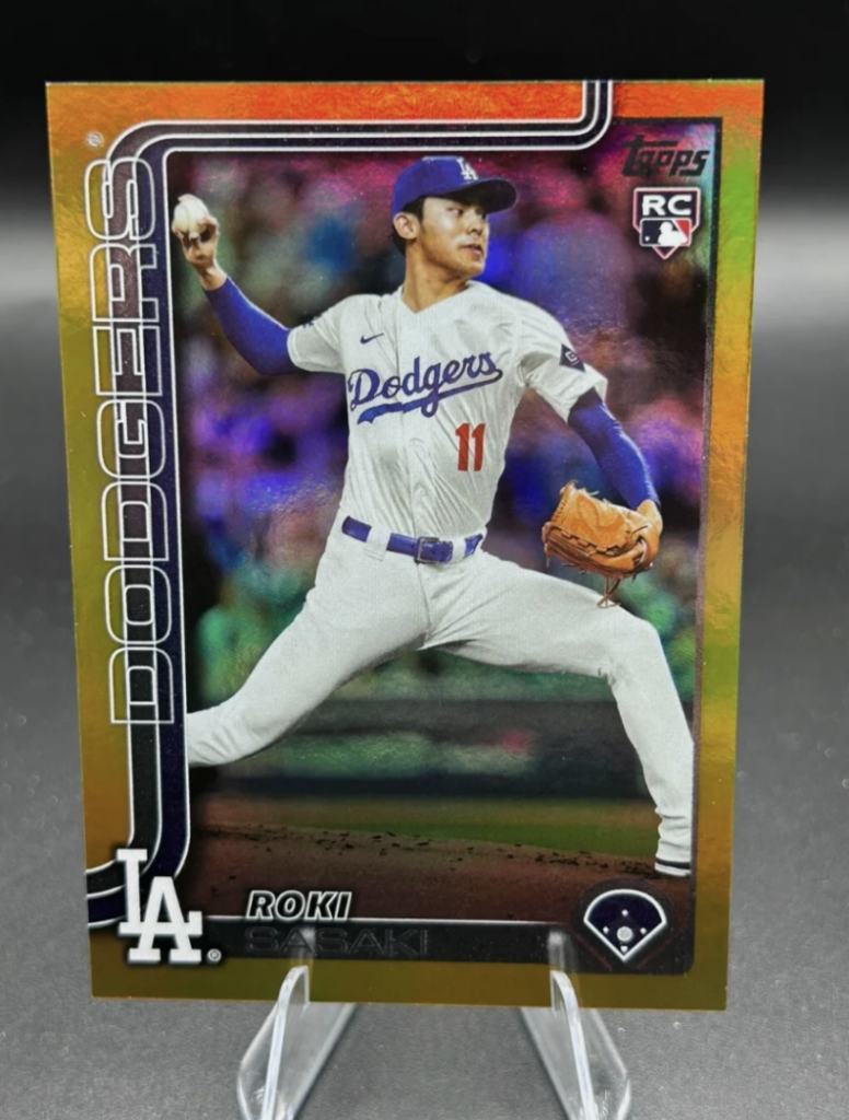 Roki Sasaki Rookie Cards Debut in 2025 Topps Series 2 With Autos ...