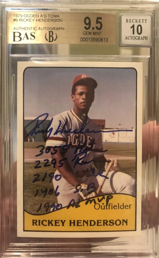These Are The 5 Most Expensive Rickey Henderson Baseball Cards