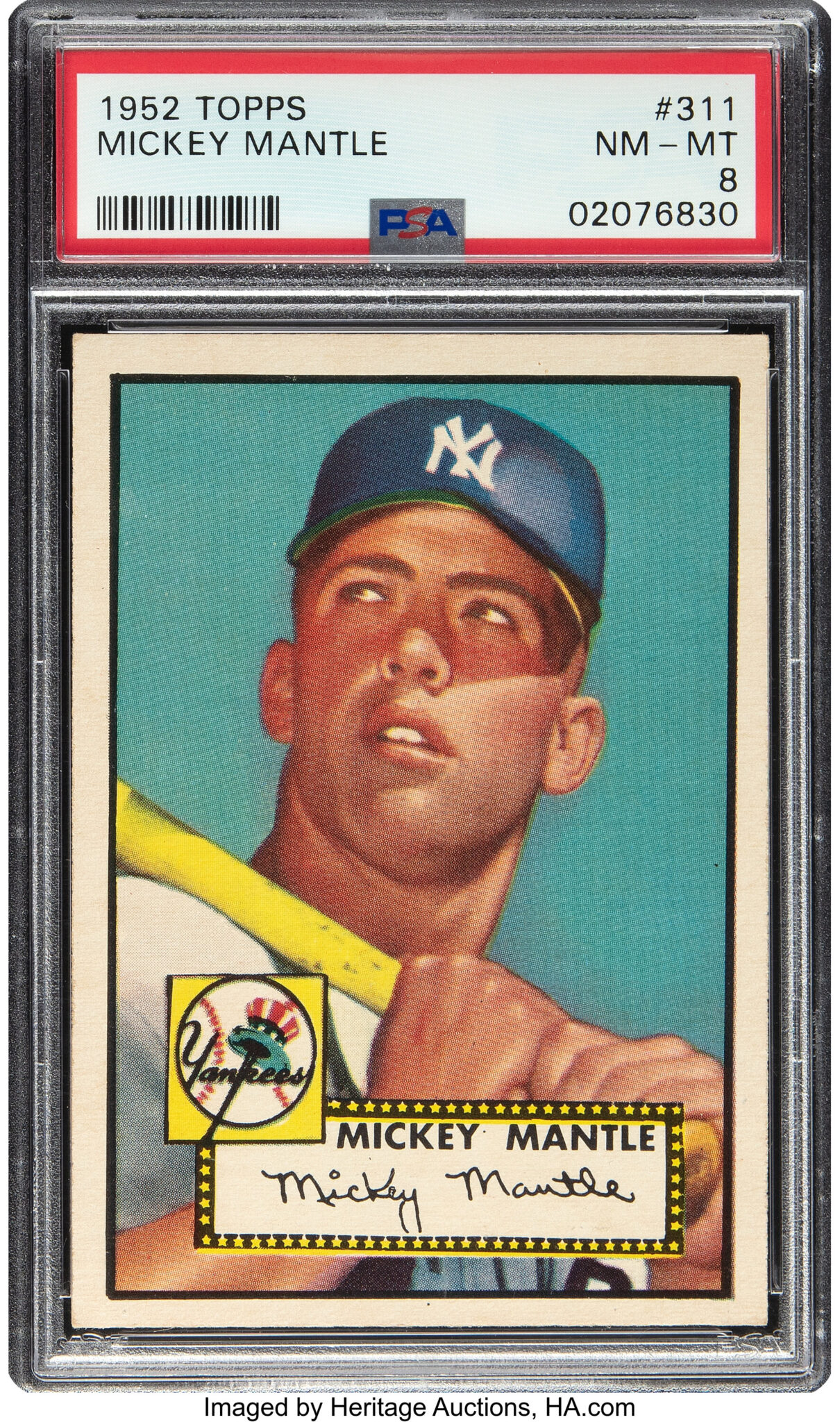 1952 Topps Mickey Mantle Card About to Surpass $1 Million at Auction